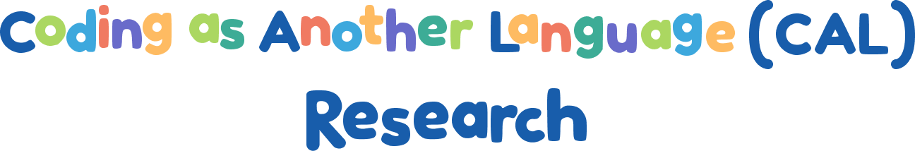 Research - Coding as Another Language