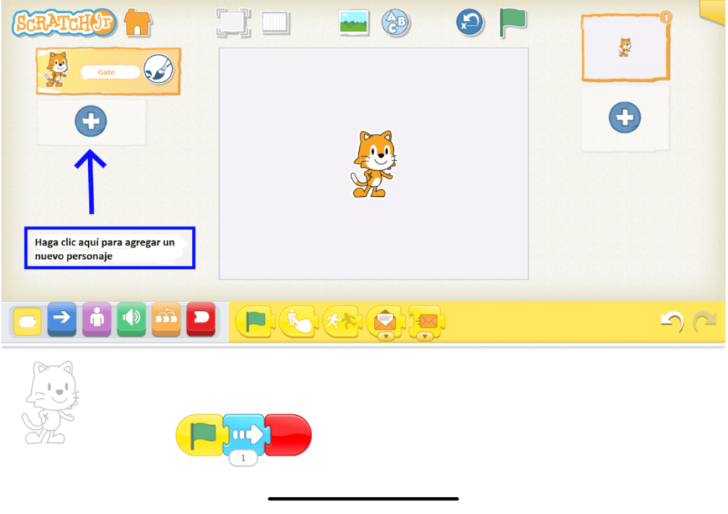 ScratchJr 1st Spanish – Coding as Another Language